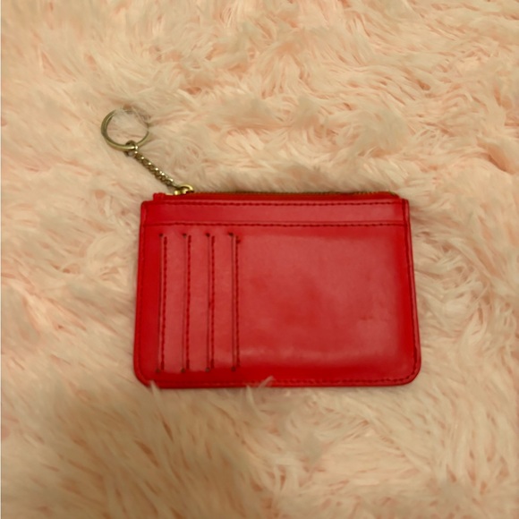 kate spade | Accessories | Kate Spade Red Key Card Holder Vibrant ...
